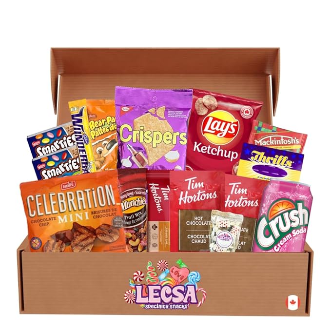 Amazon.com : Canadian Snack Care Package - Variety Pack of Treats for ...