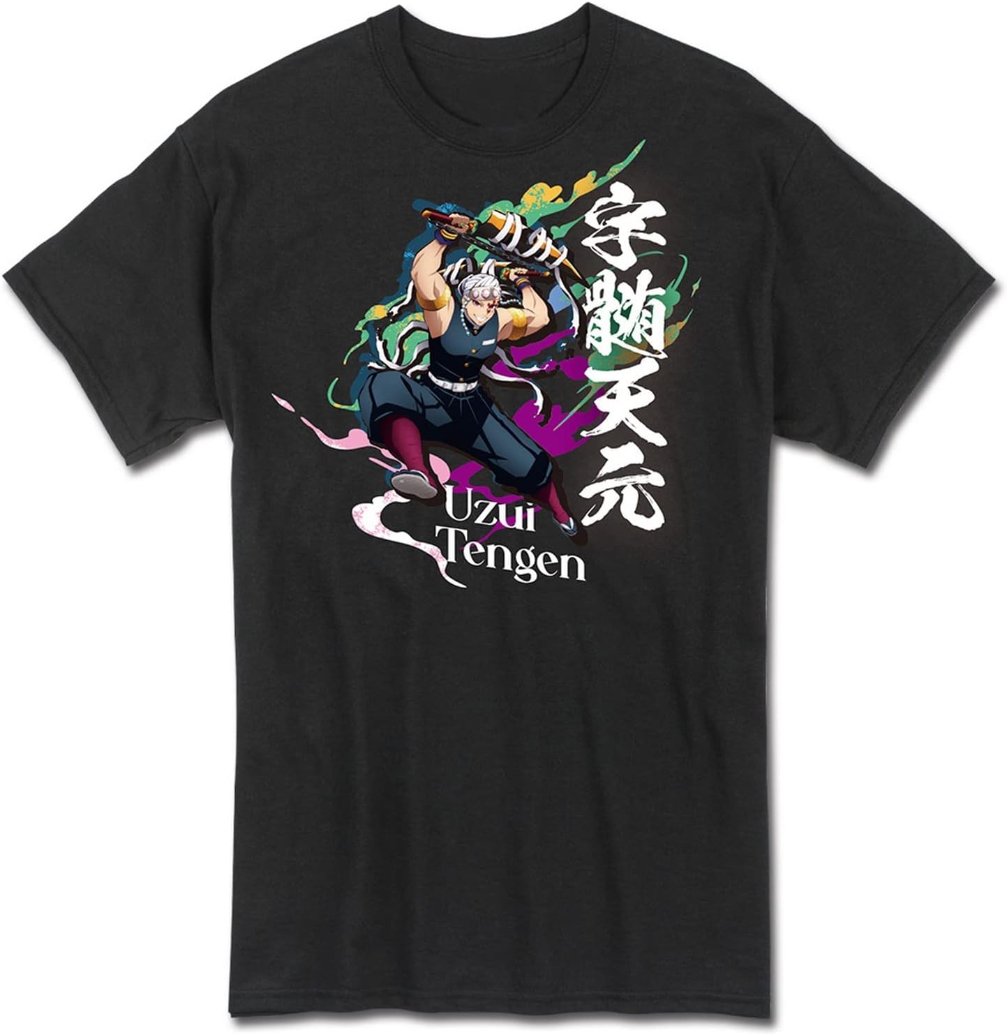 Amazon.com: Demon Slayer Tv2 - Tengen Uzui 01 Men's T-Shirt Multicolor ...