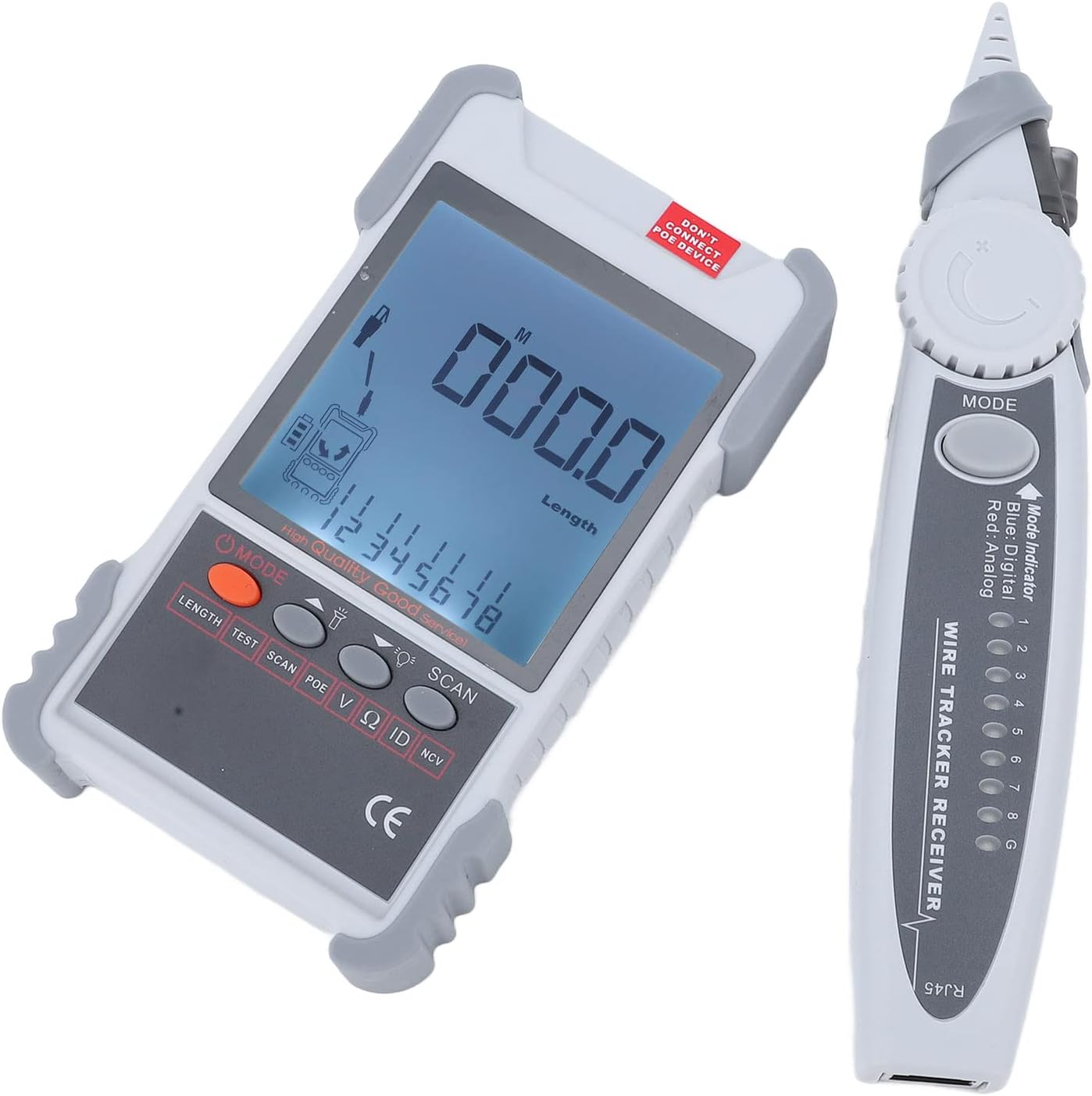 Network Cable Tester 400m Digital Ethernet Tester Ethernet Cable Tester Cable Tester Coax Cable