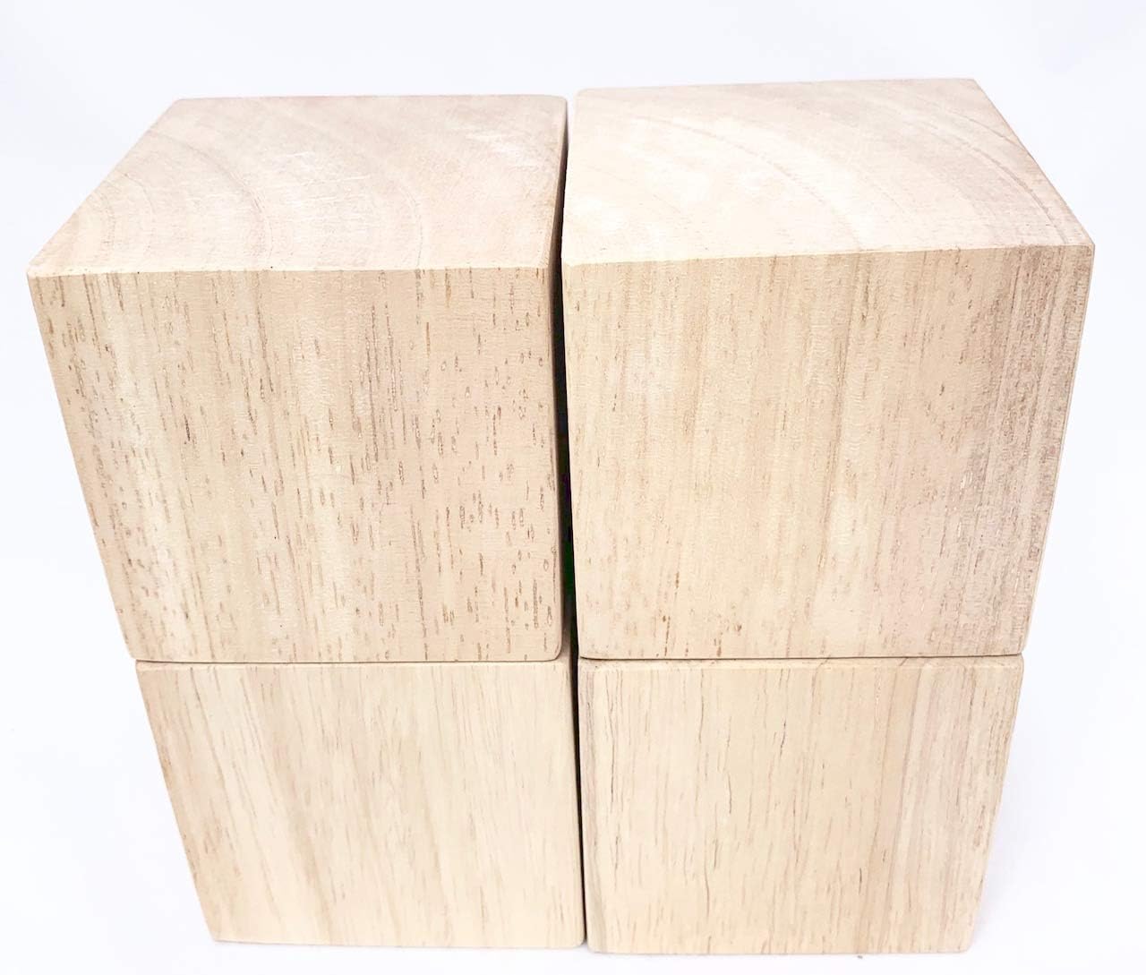 Amazon.com: 3 Inch Solid Wood Blocks Pack of 4