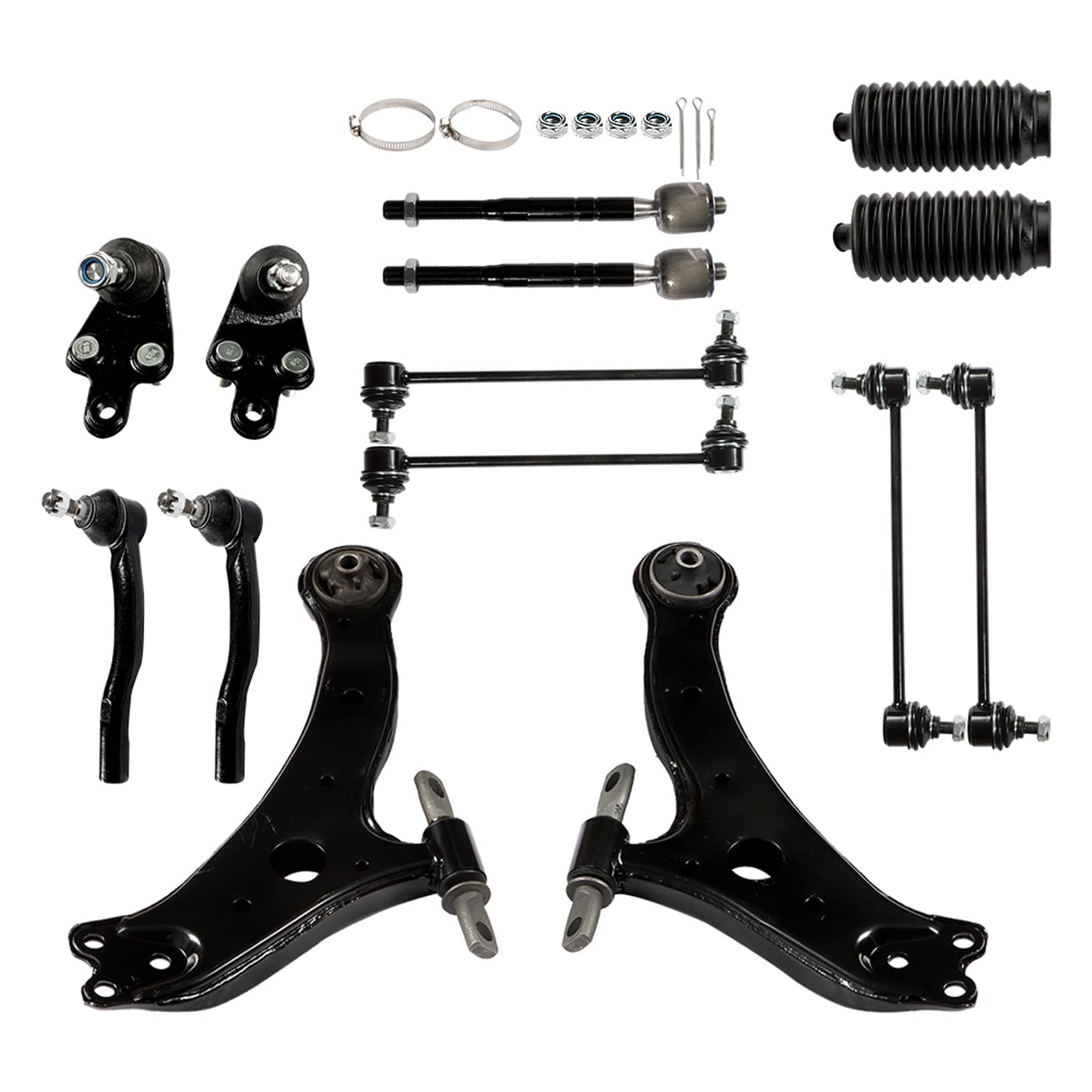 LABLT 14pc Front Lower Control Arm Tie Rods Replacement for Toyota ...