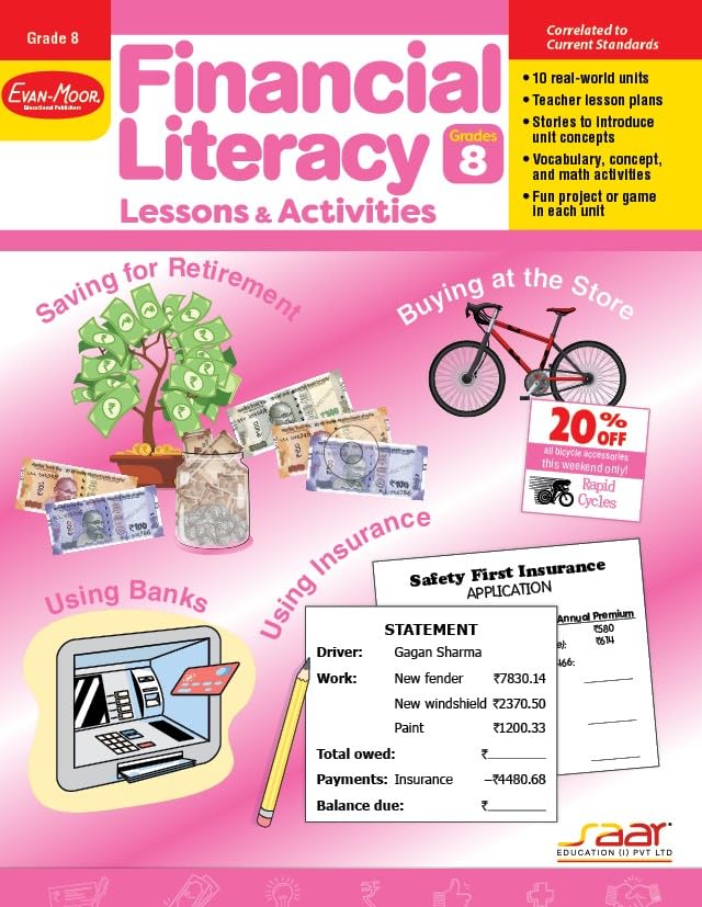 Buy SAAR Education Financial Literacy Book for Kids, Interactive ...