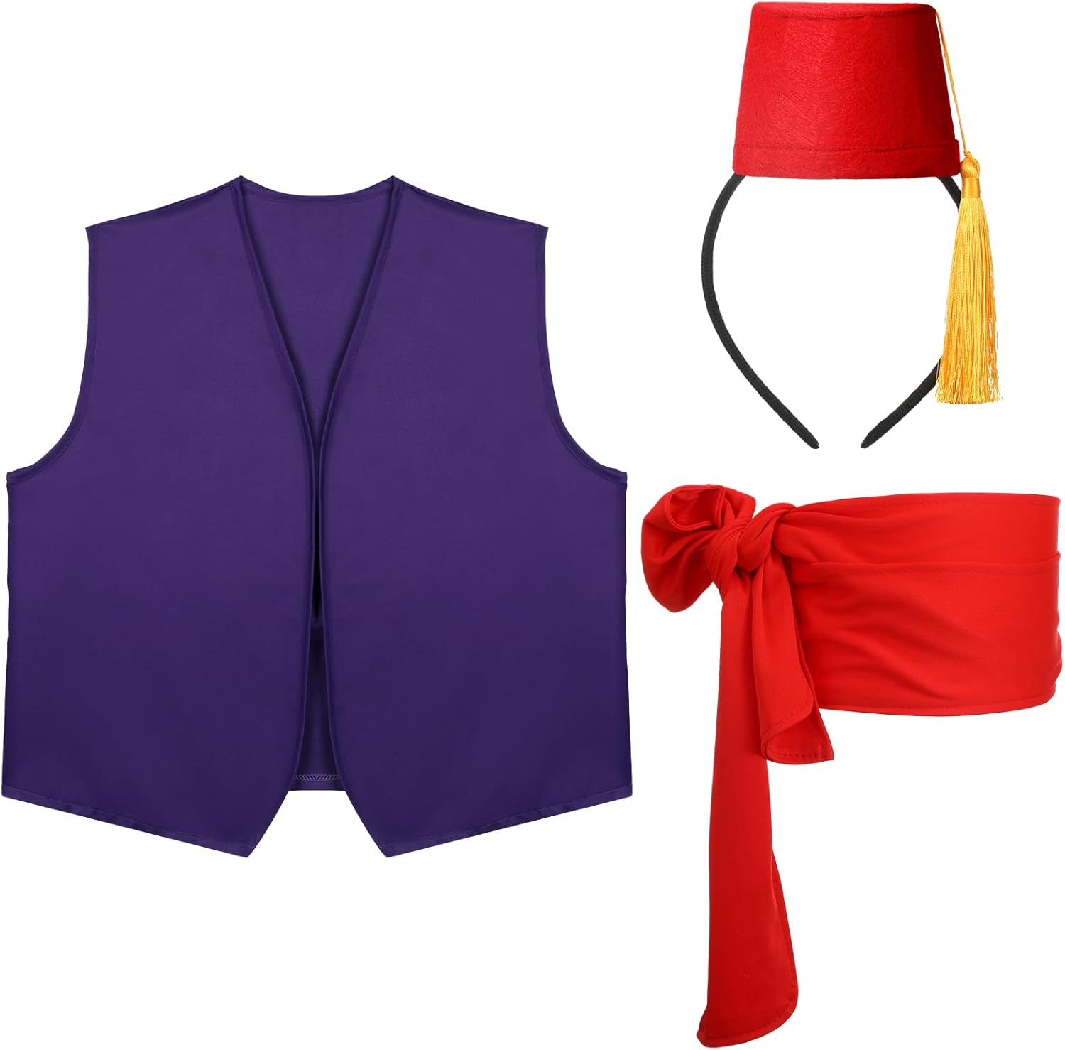 Amazon.com: HooLing 3 Pcs Halloween Costume Accessory Includes Pirate ...