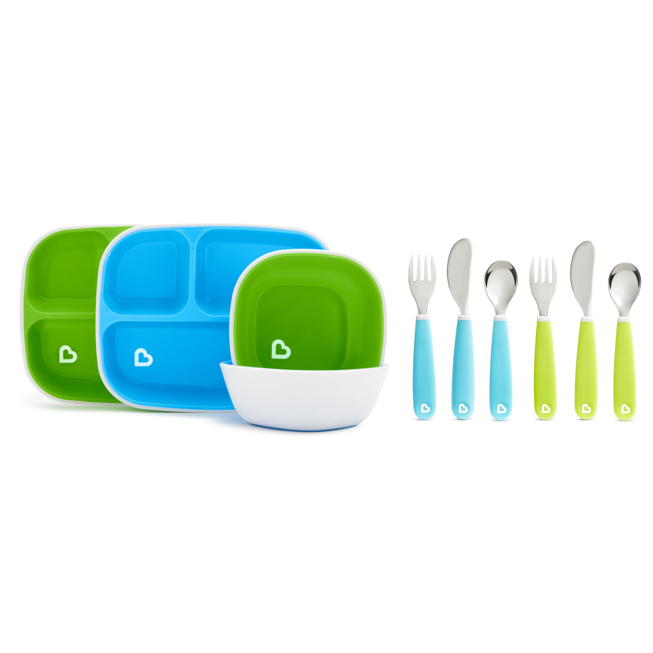 Amazon.com: Munchkin Splash Toddler Dining Set - Includes Divided ...
