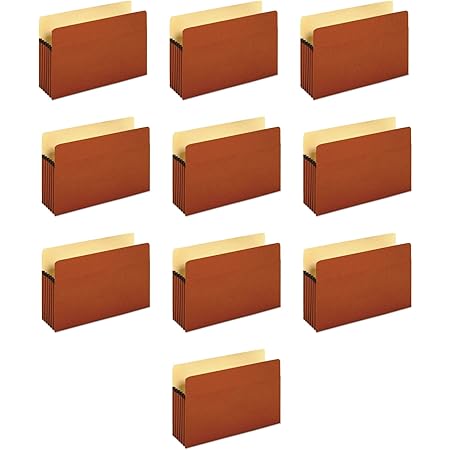 Amazon.com : Universal 5 1/4 Inch Expansion File Pockets (UNV-15363 ...