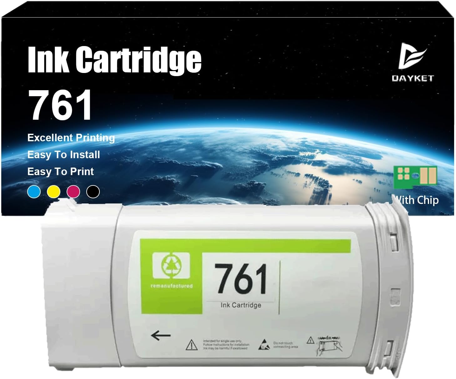 Amazon.com: RIOMAN 761 Ink Cartridges High Yield Combo Pack Replacement ...