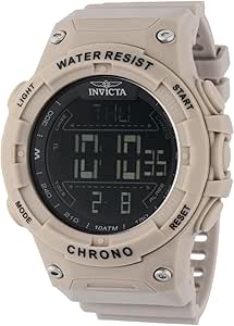 Amazon.com: Invicta Racing Men 52mm Plastic Light Brown Black dial ...