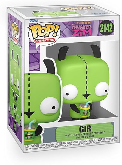 Amazon.com: Epic Collectibles Pop Animation - Zim Invader - Gir in ...