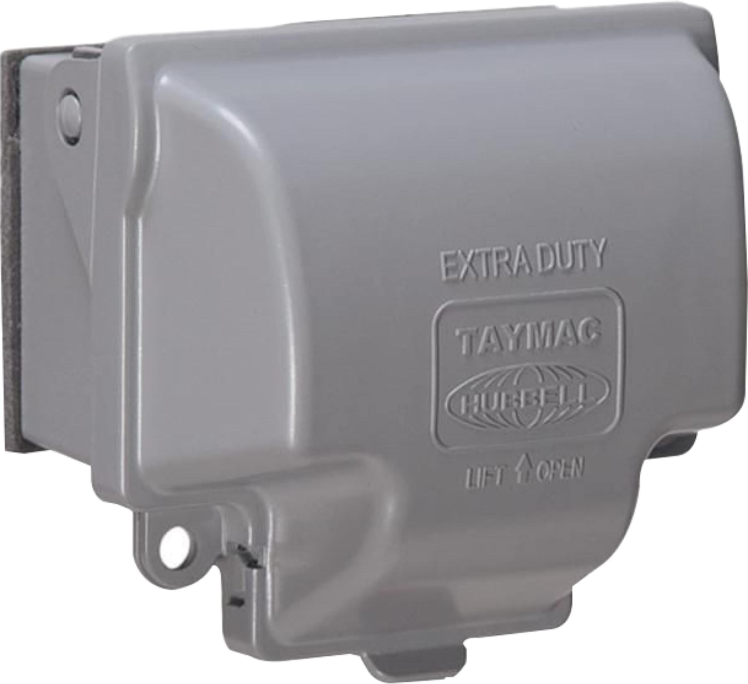 1-Gang Horizontal Metal Weatherproof Lockable While In Use Outdoor ...