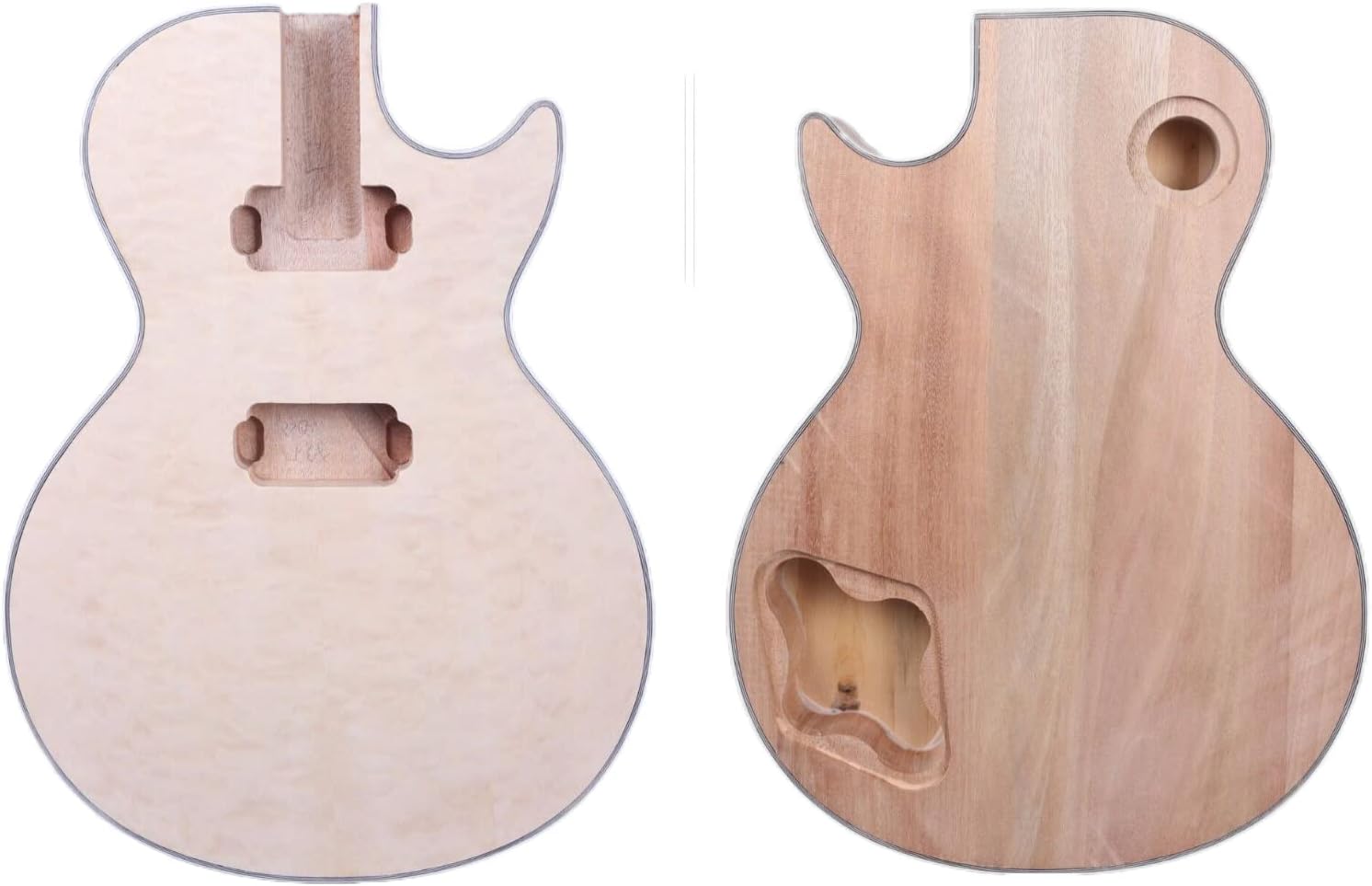 Amazon.com: Electric guitar body project Mahogany wood with quilted ...