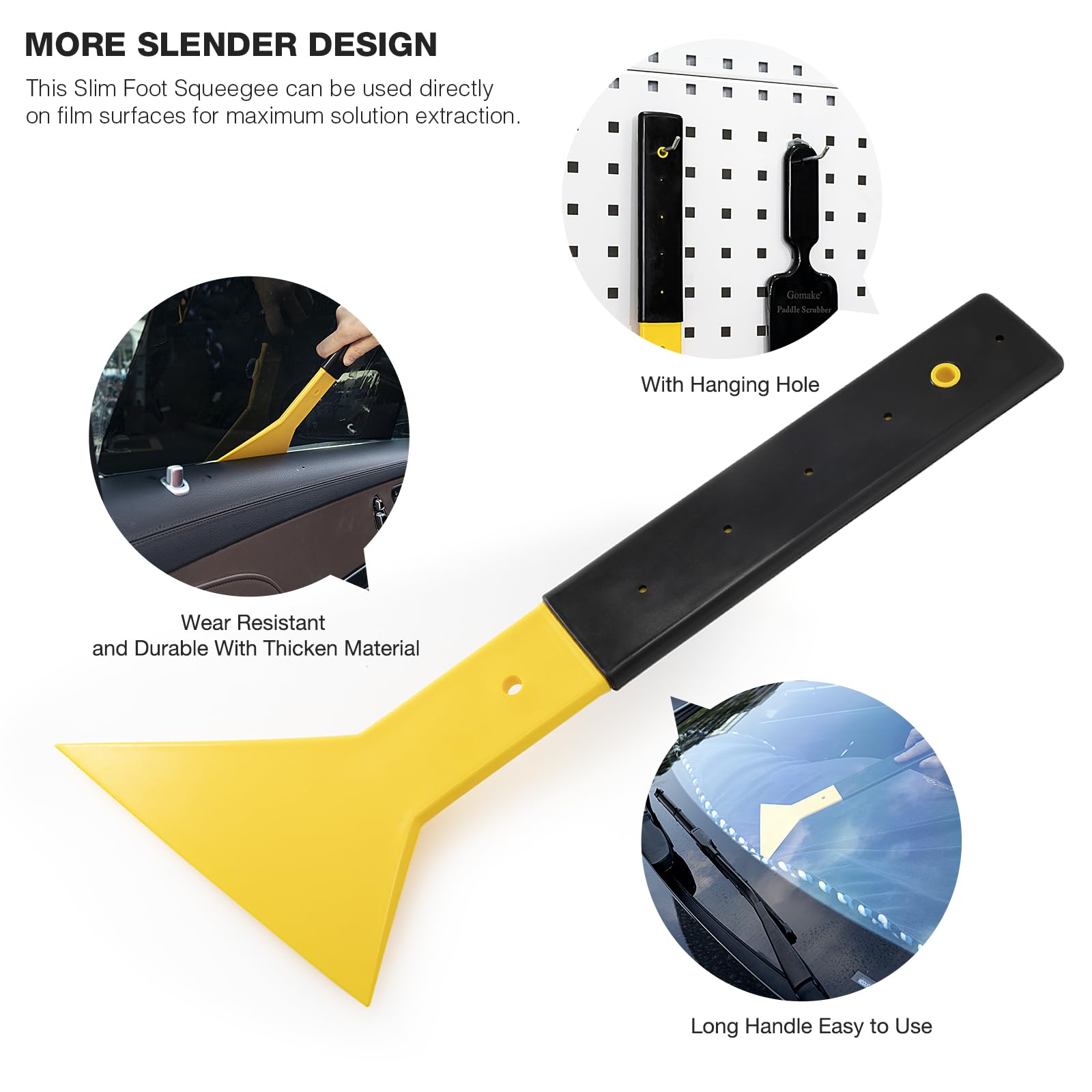 Snapklik.com : Gomake Window Tint Tools Bulldozer Scrubber Paddle ...