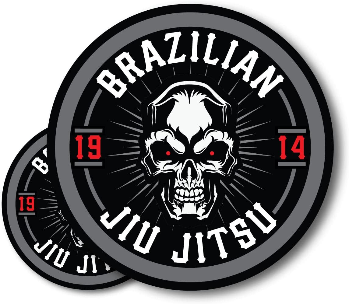 Amazon.com - Brazilian Jiu Jitsu BJJ Bumper Sticker Decal for Cars ...