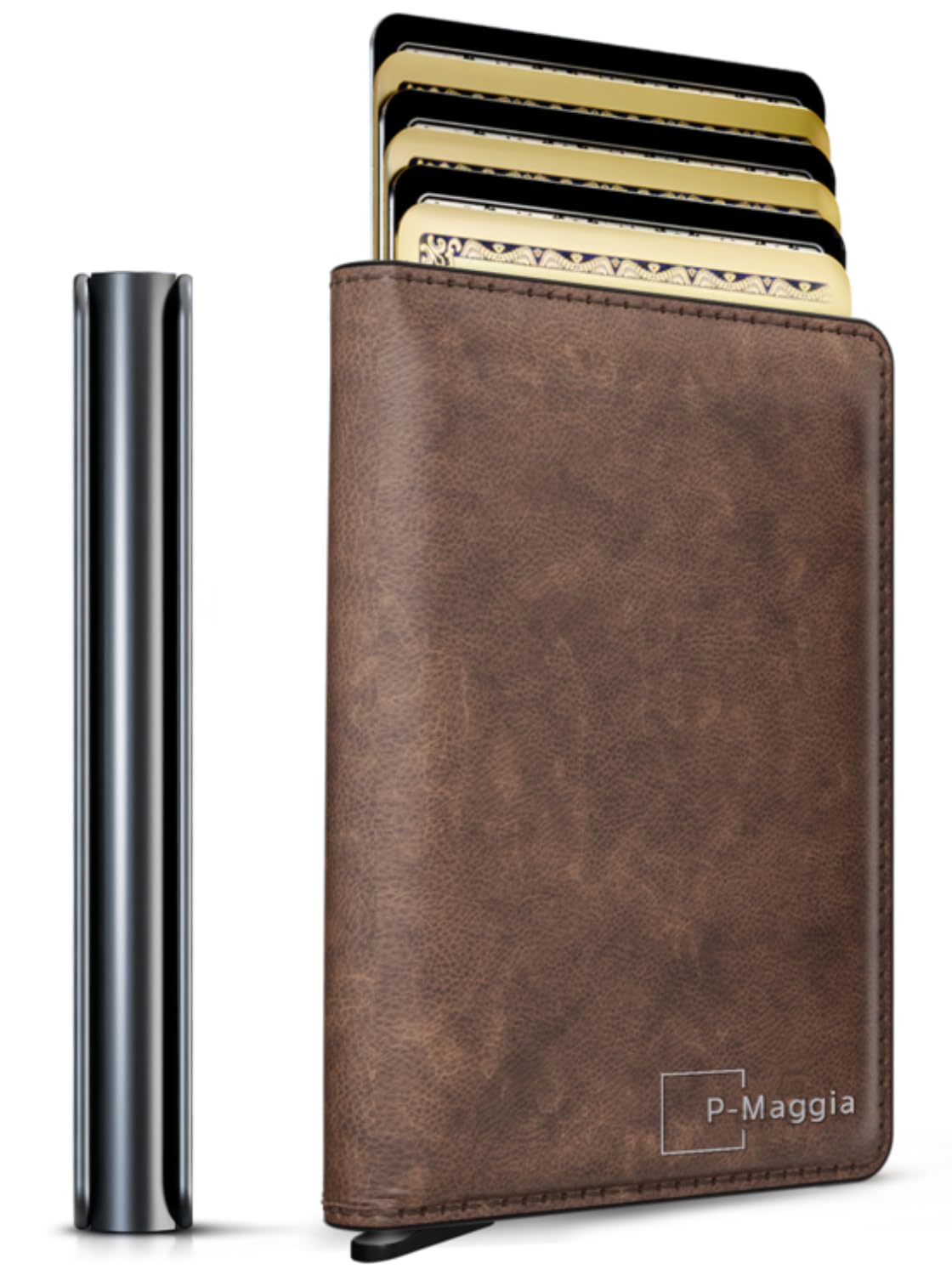 Amazon.com: Slim Wallet for Men - Minimalist Men Wallet with Card ...