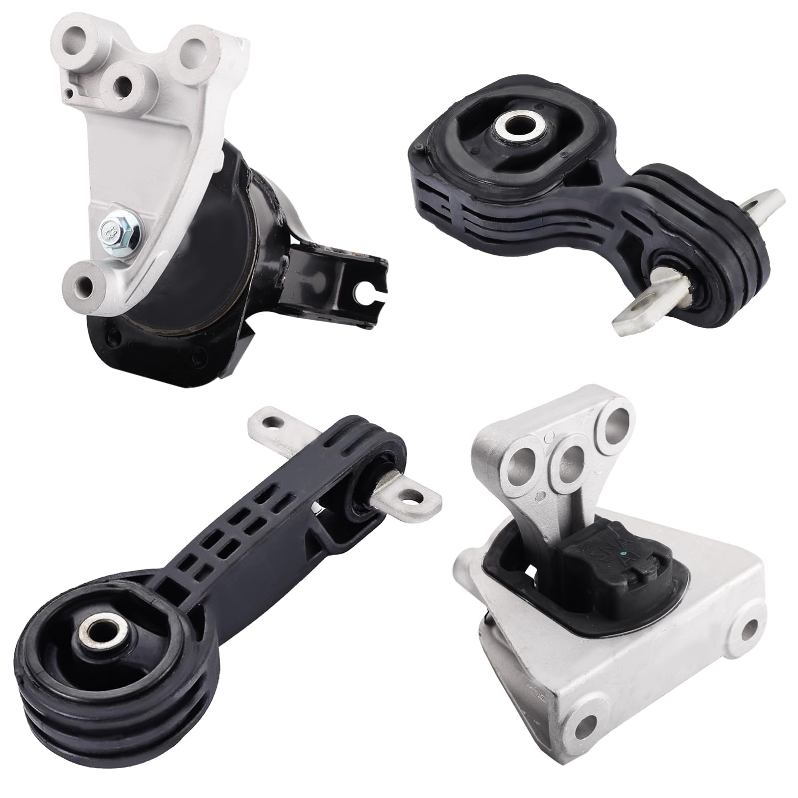 Snapklik.com : Engine Motor And Trans Mount Set Of 4 Compatible