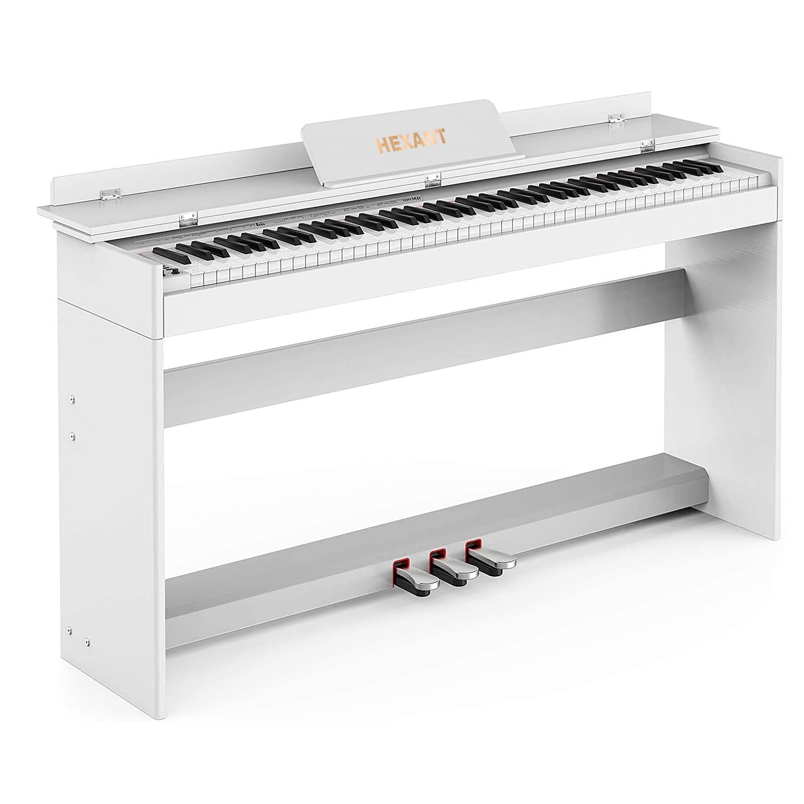 Amazon.com: HEXANT 88-Key Weighted Digital Piano, Full-Size Semi ...