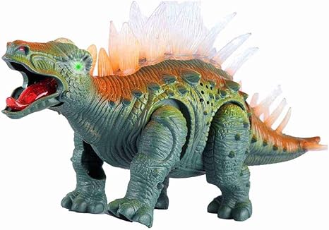 Amazon.com: Liberty Imports Electronic Walking Jurassic Stegosaurus ...