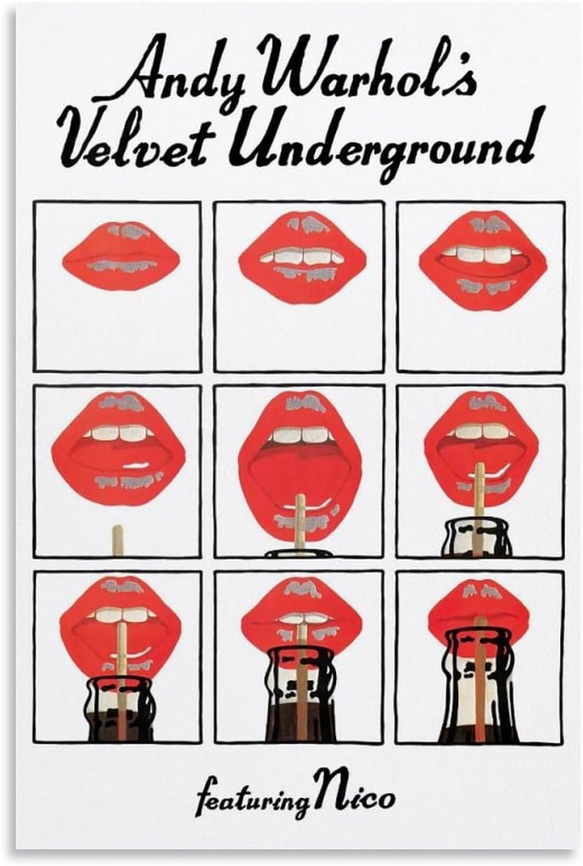 Amazon.com: Andy Warhol's Velvet Underground Featuring Nico Poster ...