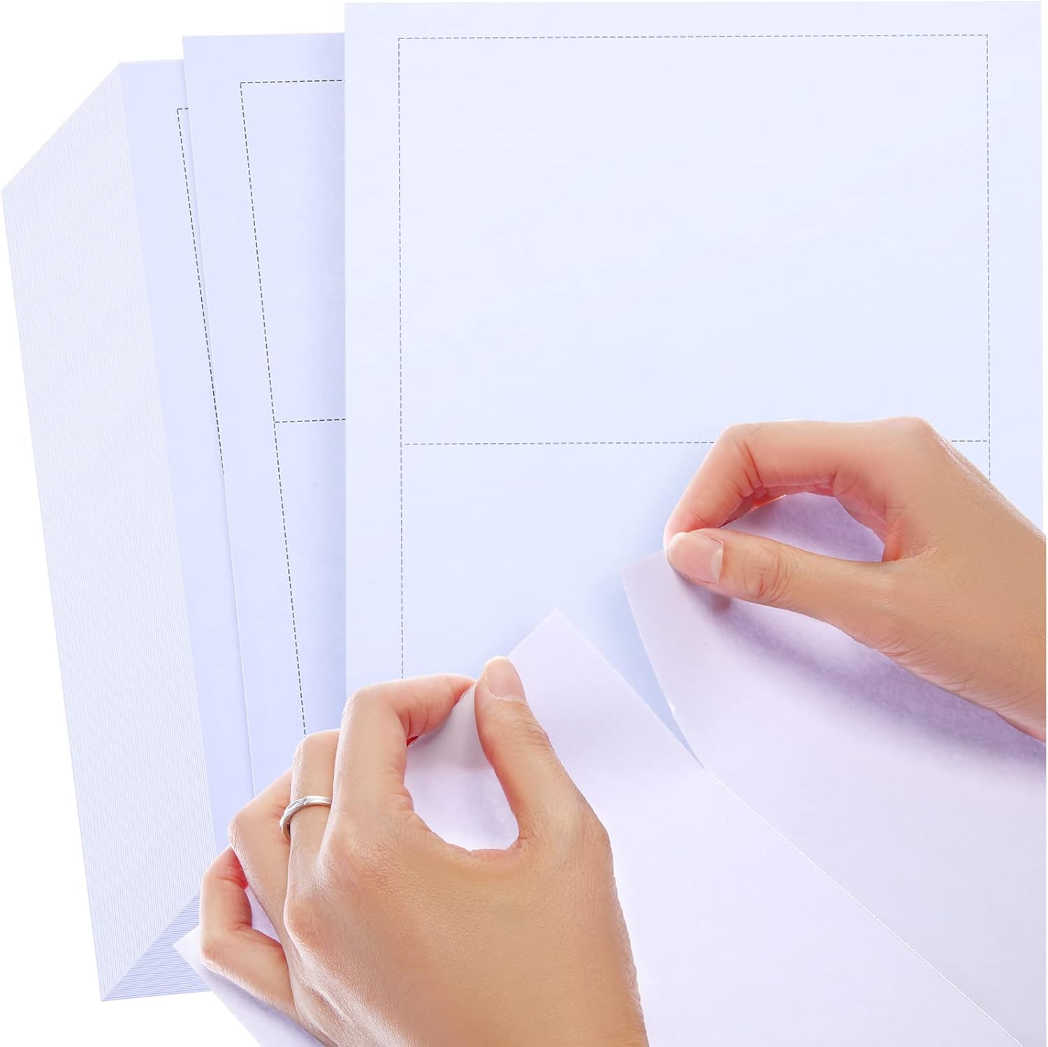Amazon.com : SATINIOR 400 Pieces White Blank Postcards 5 x 7 Laser ...