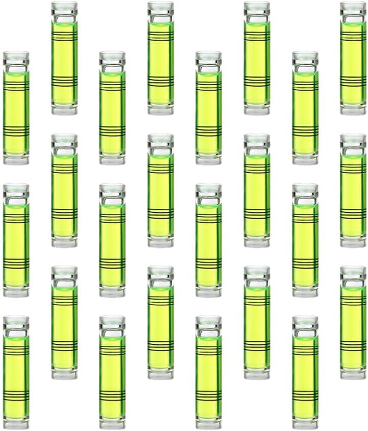 Gadpiparty Bubble Spirit Level, 50pcs Bubbles Horizontal Rulers Mini ...
