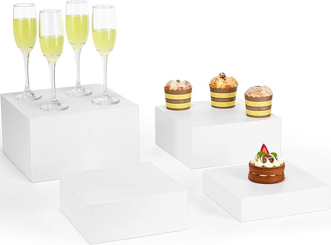 Amazon.com: VIVIRBIEN Buffet Risers Display Risers 4PCS Food Risers for ...