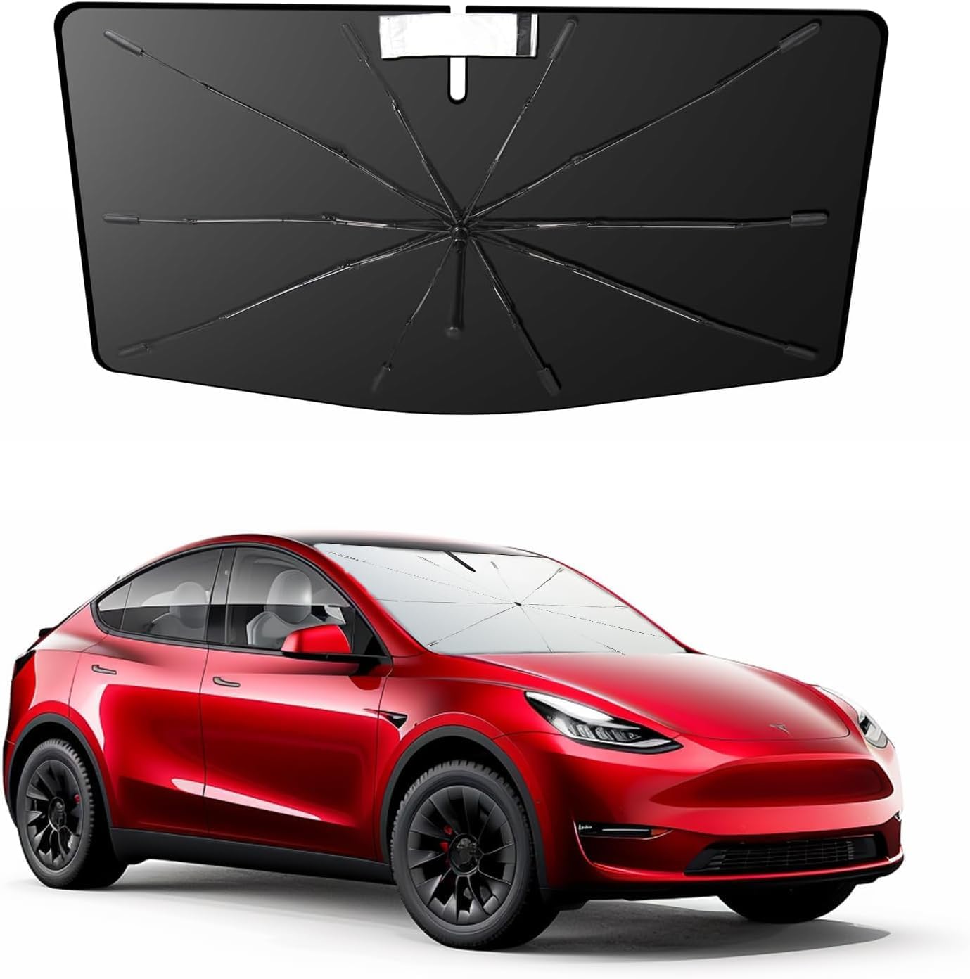 Amazon.com: [2025 Upgrade] INSAUTO Tesla Model Y Windshield Sunshade ...