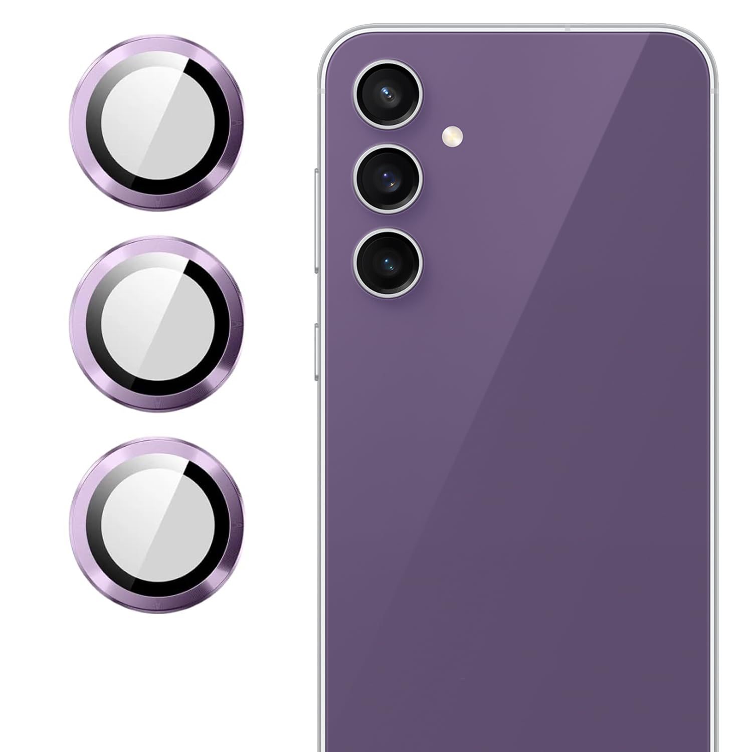 Oncraves Camera Ring Lens Protector for Samsung Galaxy S23 FE | 9H ...