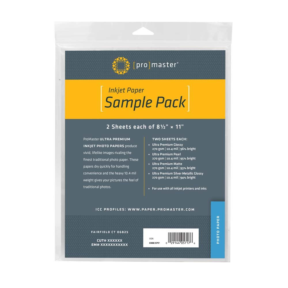 Amazon.com : ProMaster Inkjet Paper Sample Pack, (Model 4632) : Office ...