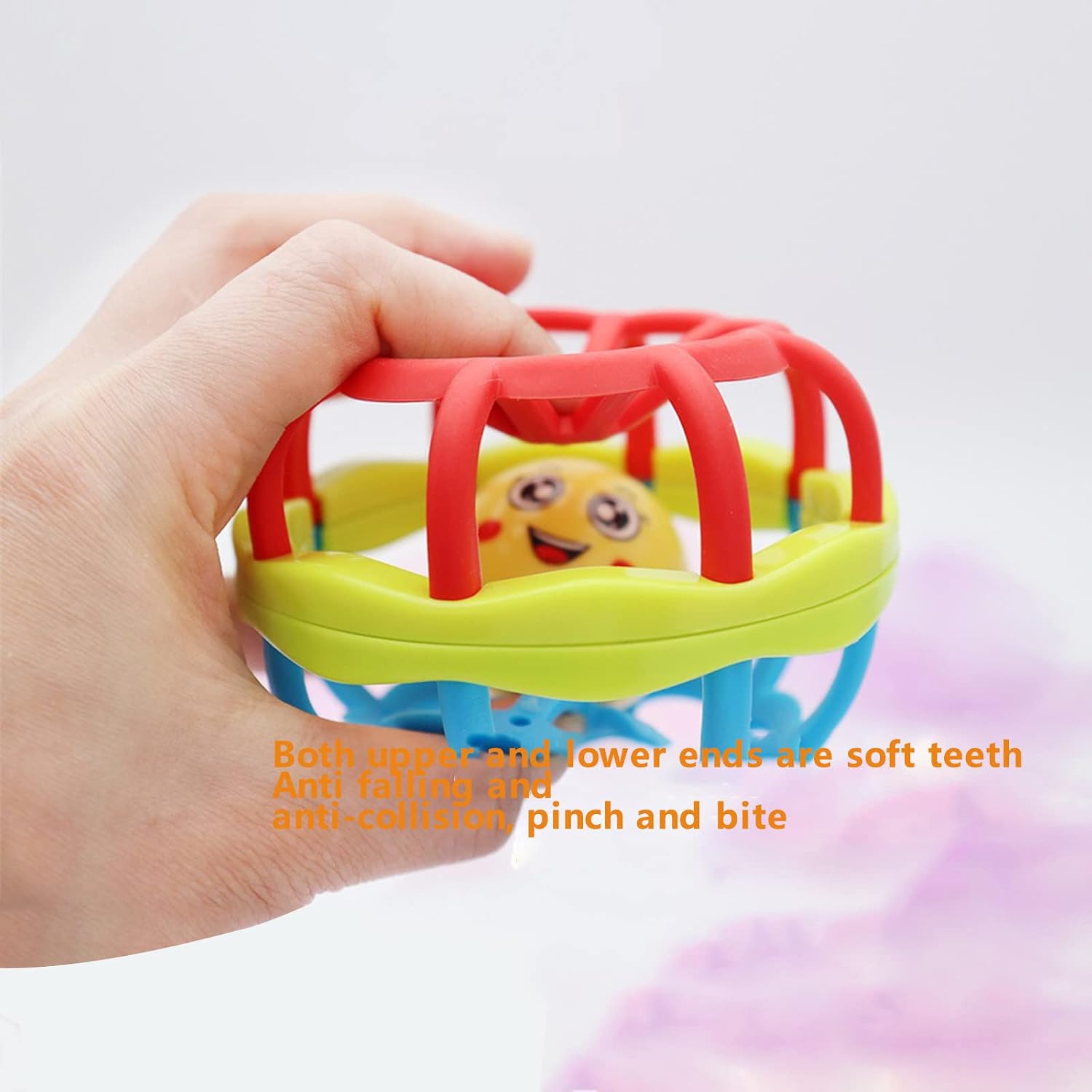 Baby Toys Easy Grasp Rattles Shaker Toys, Hand Catching Balls Rattle ...