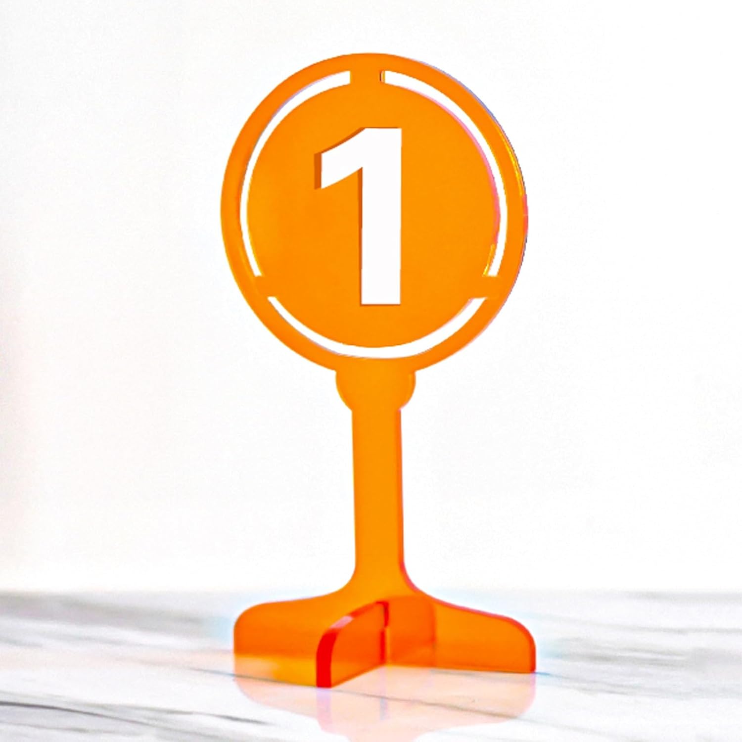 5mm Thick Acrylic Table Number Stand - Place Cards Table Numbers ...