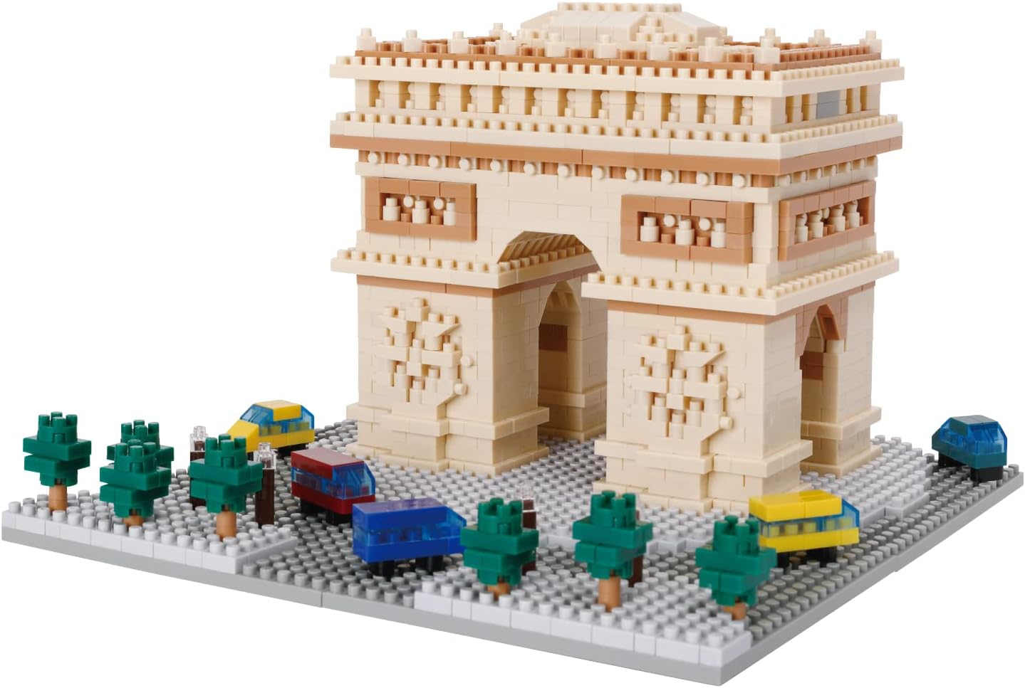 Amazon.com: nanoblock - World Famous - Arc De Triomphe L'étoile Deluxe ...