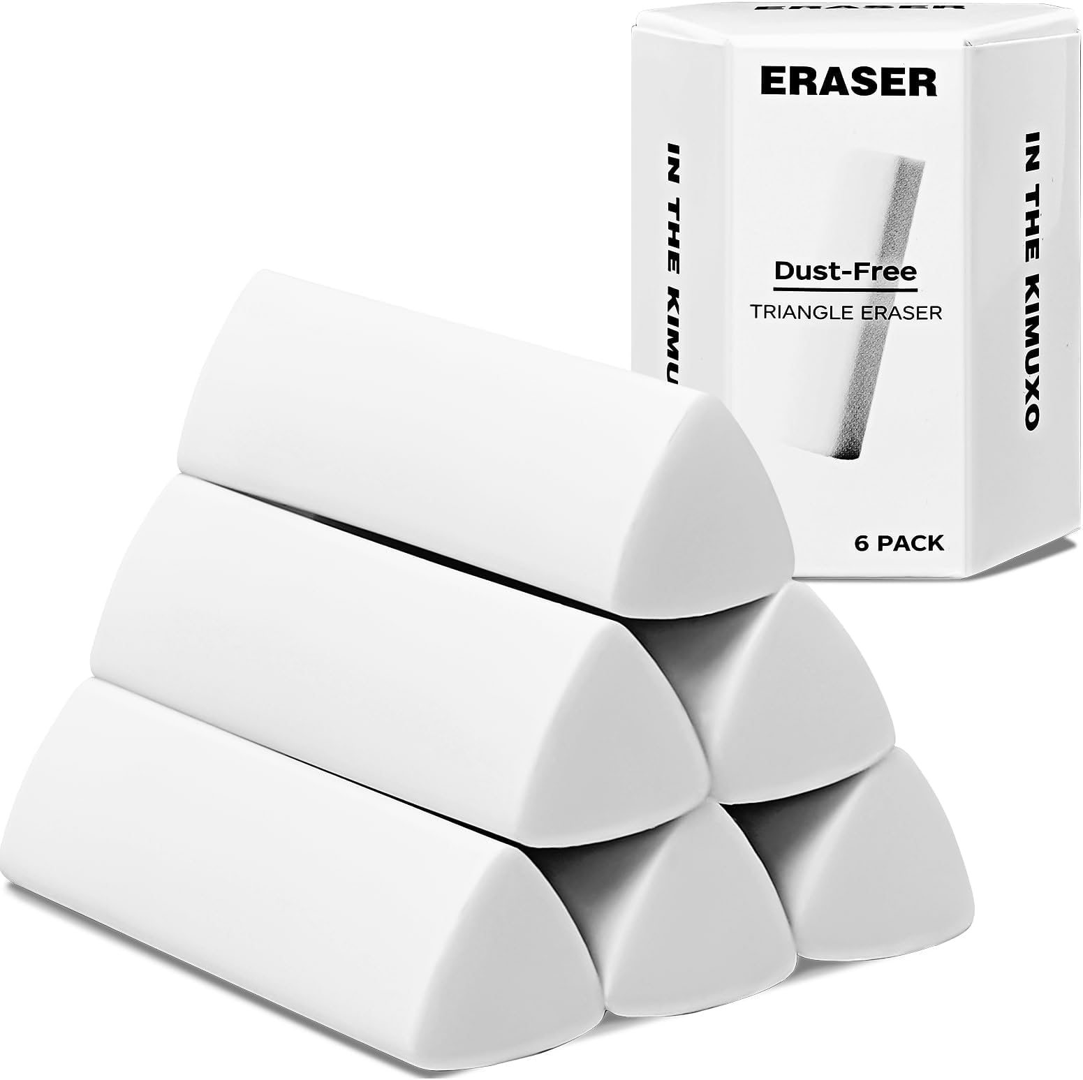 Amazon.com : SuperPIG Pack of 30 Rainbow Eraser（2b）Color Eraser for ...