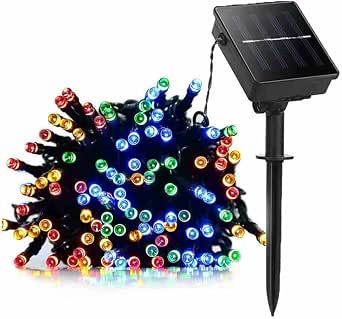 100 LED Solar String Light Outdoor Waterproof Decorative Lights 39 feet ...