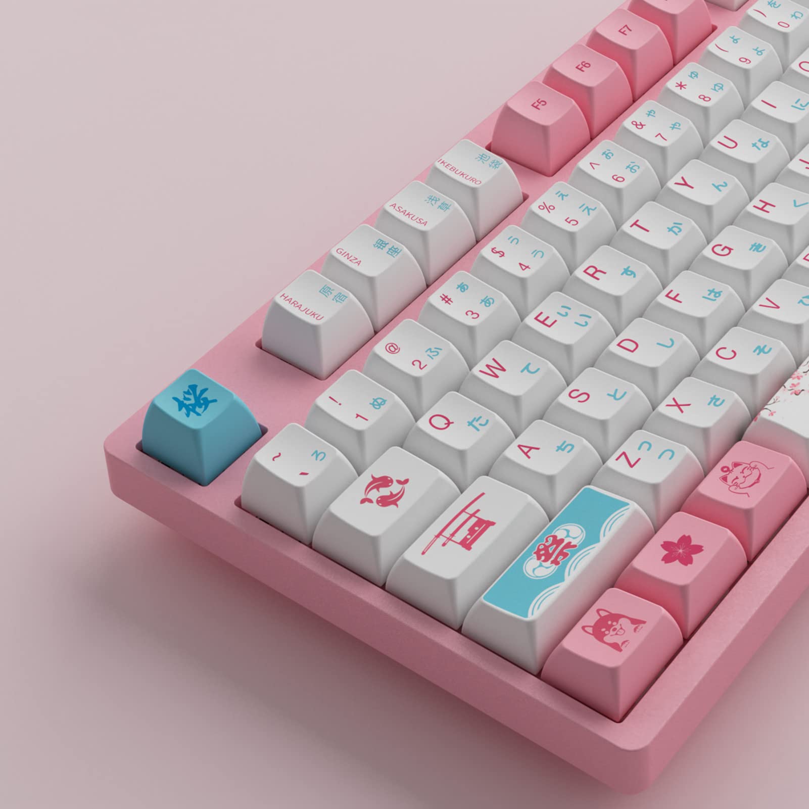 Akko World Tour Tokyo R2 145-Key OSA Profile Dye-Sub PBT Full Keycap ...