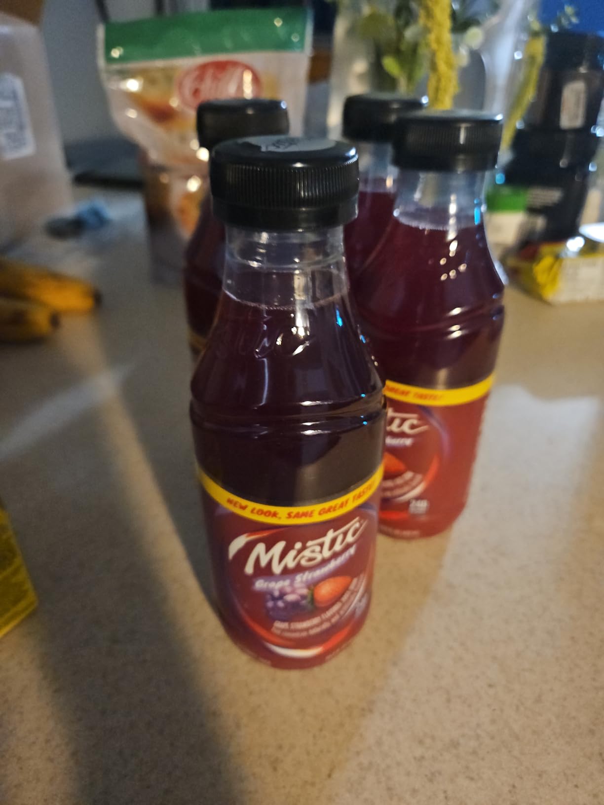 Amazon.com : Mistic Grape Strawberry Drink, 16oz Glass Bottle (Pack of ...