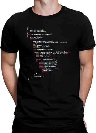 Camiseta Engraçada Programador Codigo Da Vida Real | Amazon.com.br