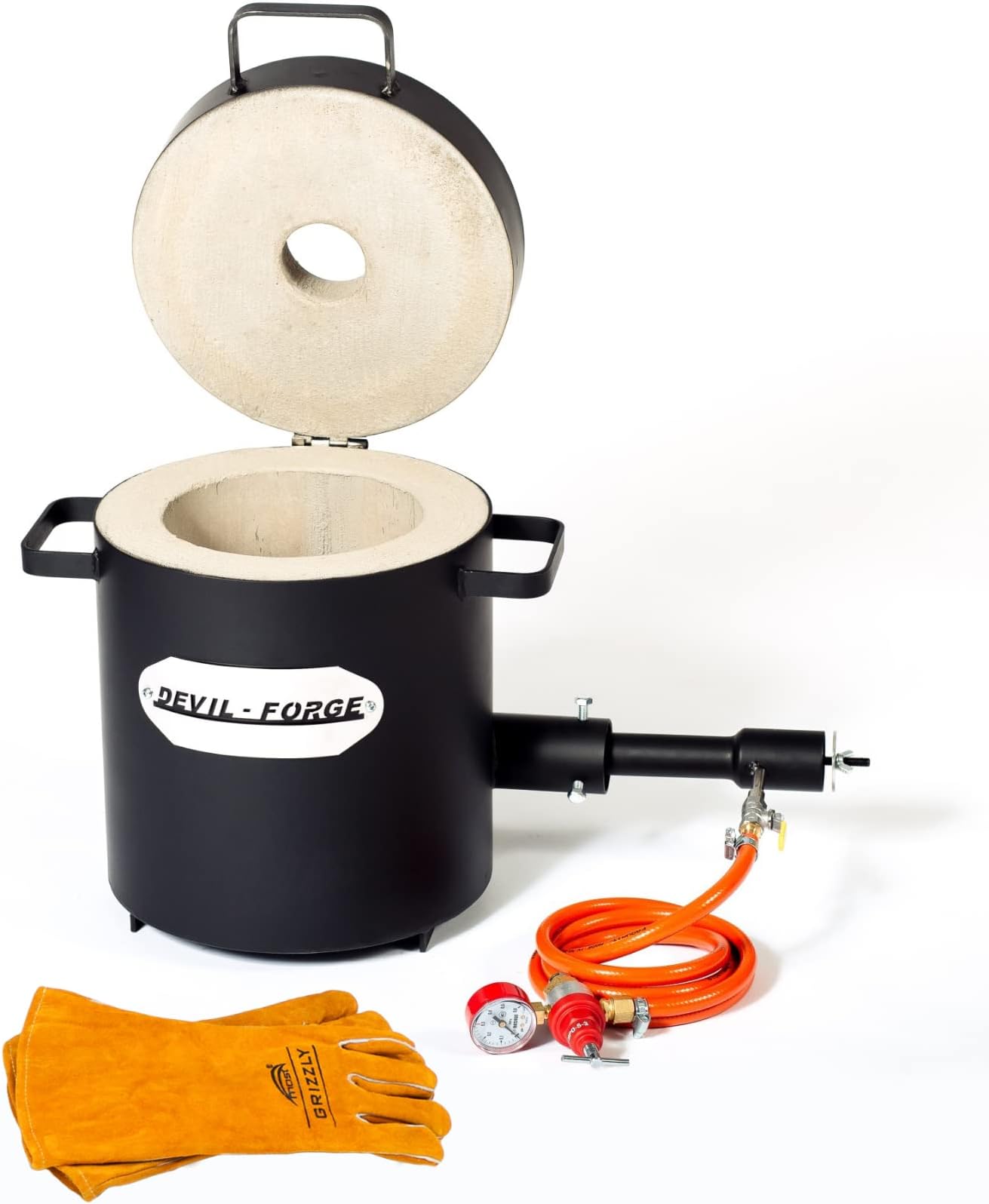 Amazon.com: DEVIL-FORGE Gas Metal Melting Furnace FB2Mb - 10Kg Propane ...