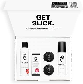 Slick Gorilla Hair Products 'The Box Set' (Pack of 5) Gift Set : Amazon ...