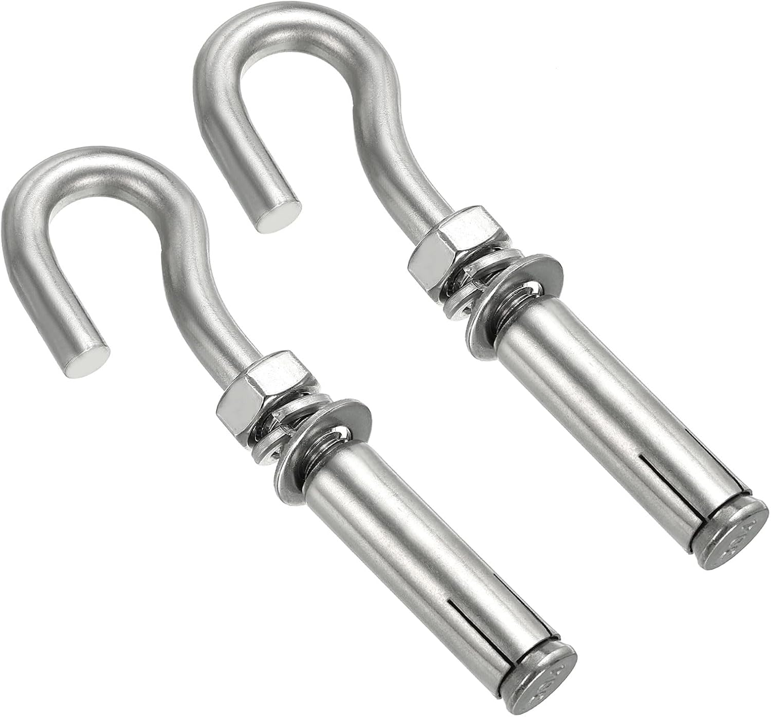 Amazon.com: PATIKIL Expansion Hook M10 2 Pack 304 Stainless Steel ...
