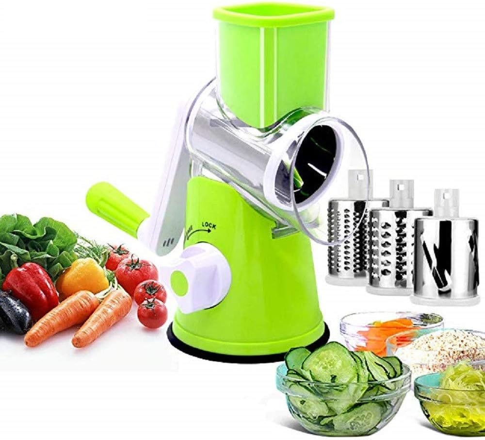 Amazon.com: Manual Speedy Rotared Vegetable Cuber Fruit Cheese Nut ...