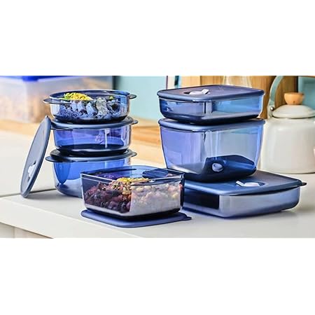 Amazon.com: Tupperware Vent 'N Serve Set of 3 Rounds - Microwave and ...