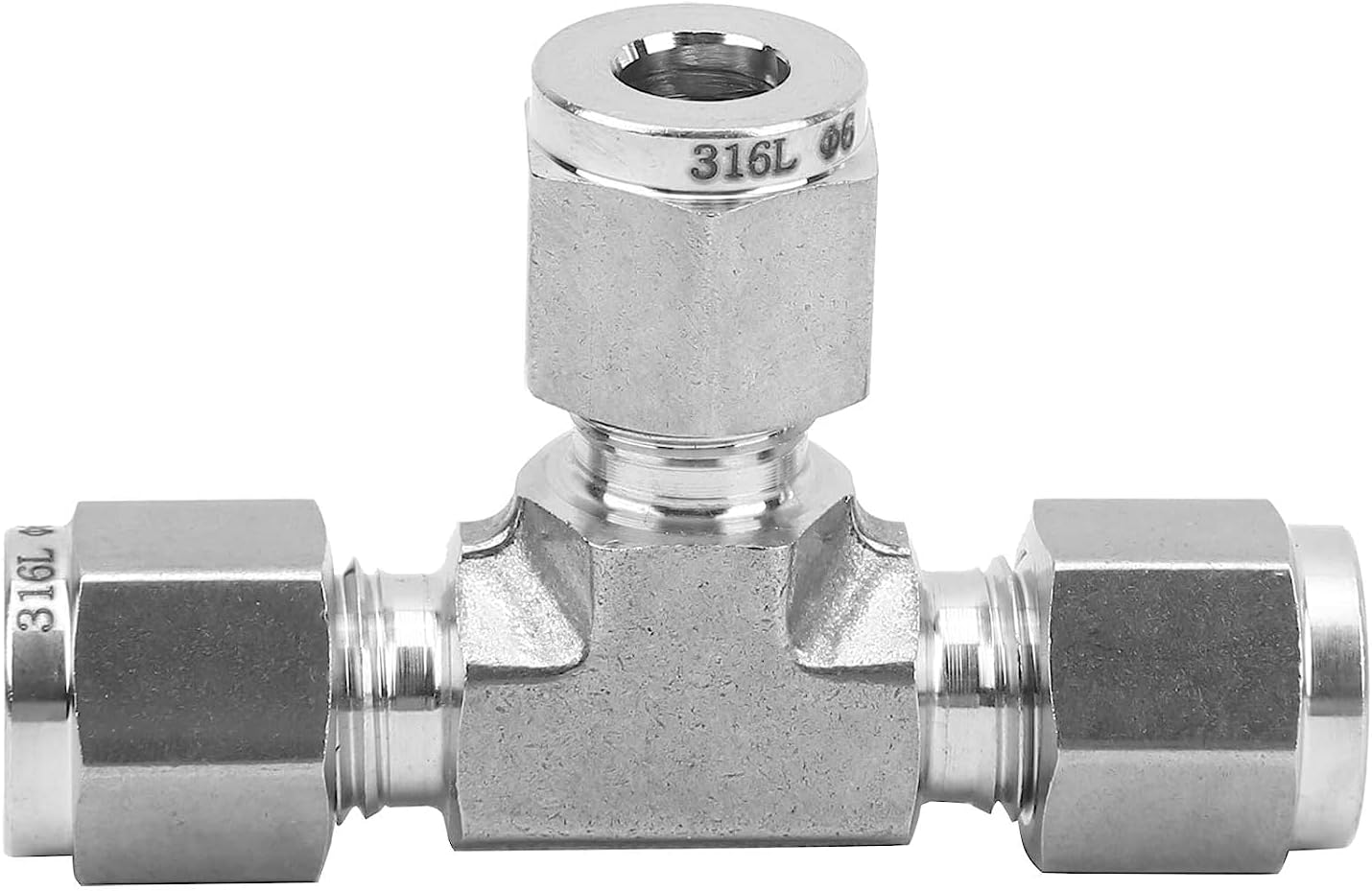 Amazon.com: DEPILA Compression Ferrule Connector Tee Equal Diameter 316 ...