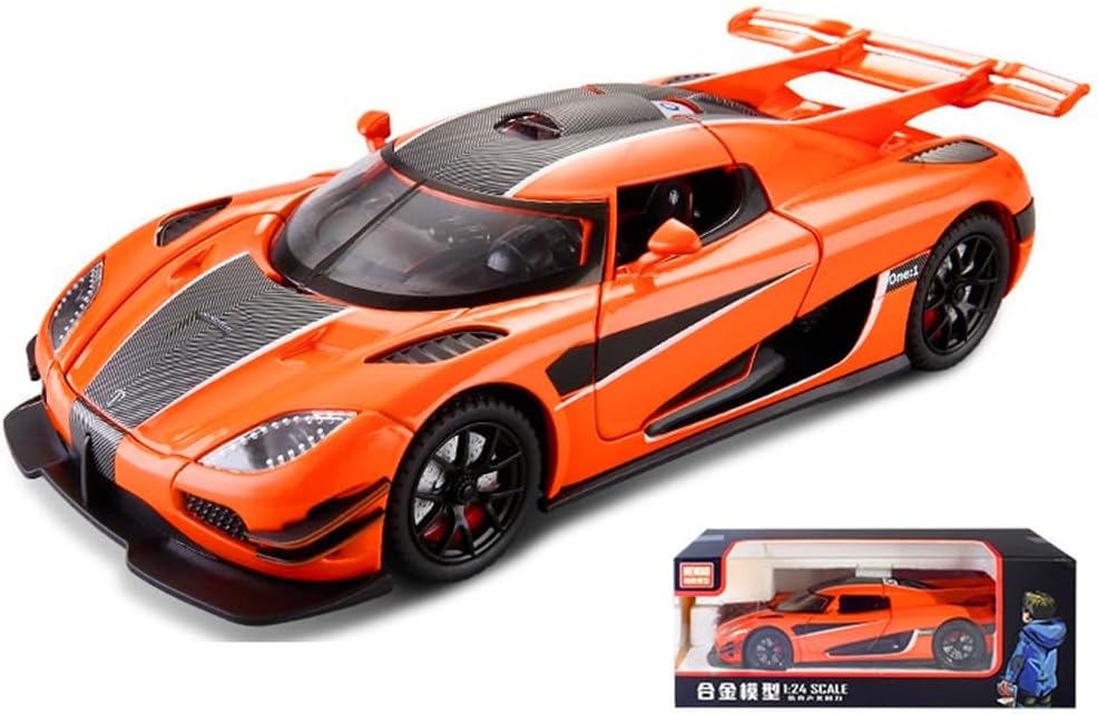 Amazon.com: 1:24 Scale Koenigsegg ONE Diecast Car Model Toy with ...