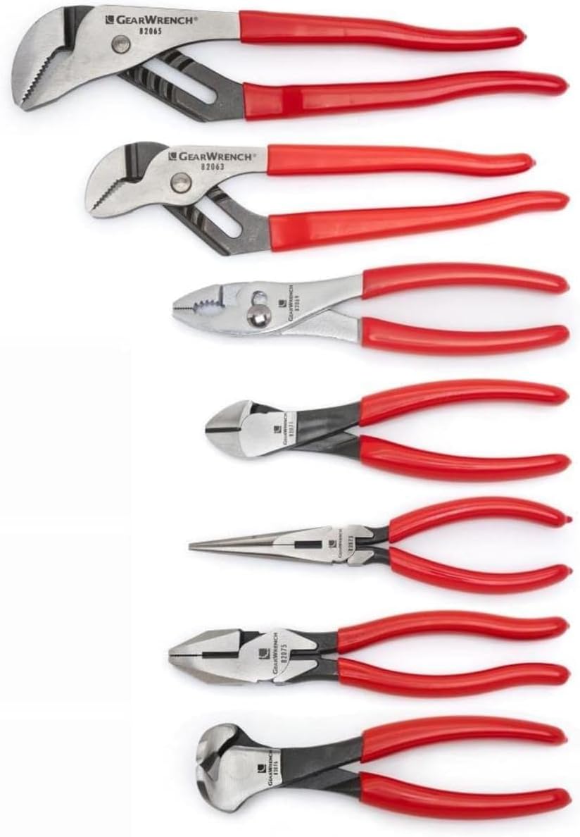 GEARWRENCH 7 Pc. Professional Mixed Plier Set - 82116 - Hand Tools ...