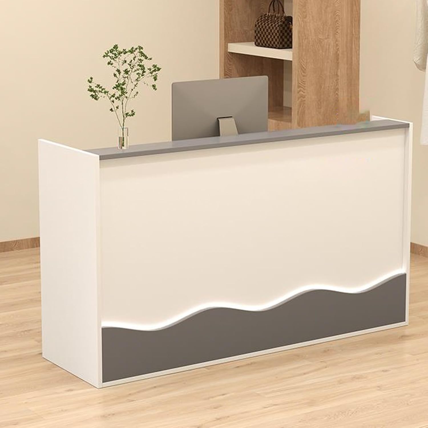 Amazon.com: Gsaegfe Small reception desk for small spaces,Reception ...