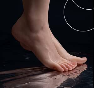 Amazon.com: HOGPRO Silicone Realistic Female Model feet Realistic ...