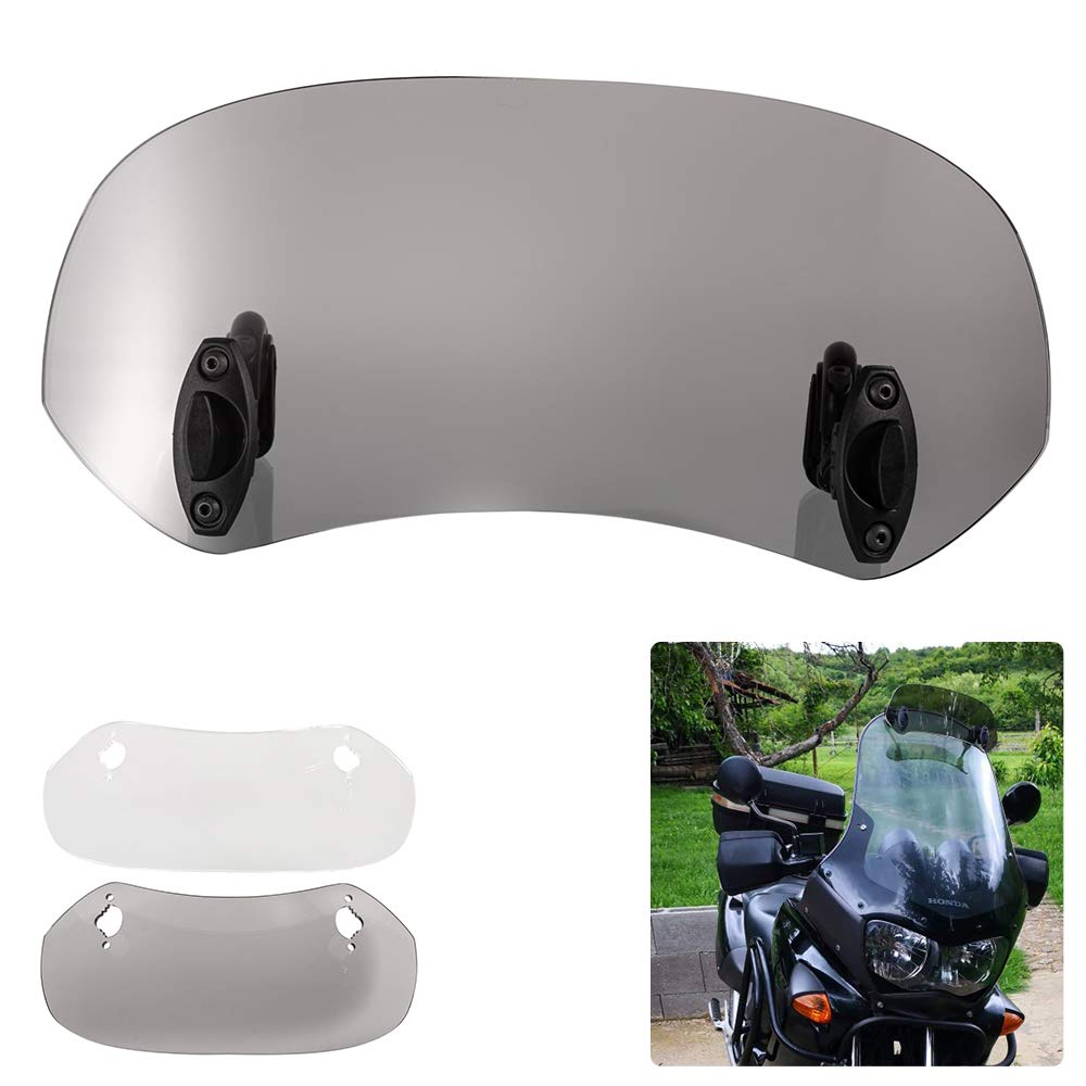 Amazon.com: Motorcycle Spoiler Windscreen Extension Add-On Air ...