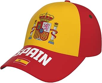 DABOYOZHZH Spain Flag Cool Spanish Baseball Cap 3D Full Print Adult ...
