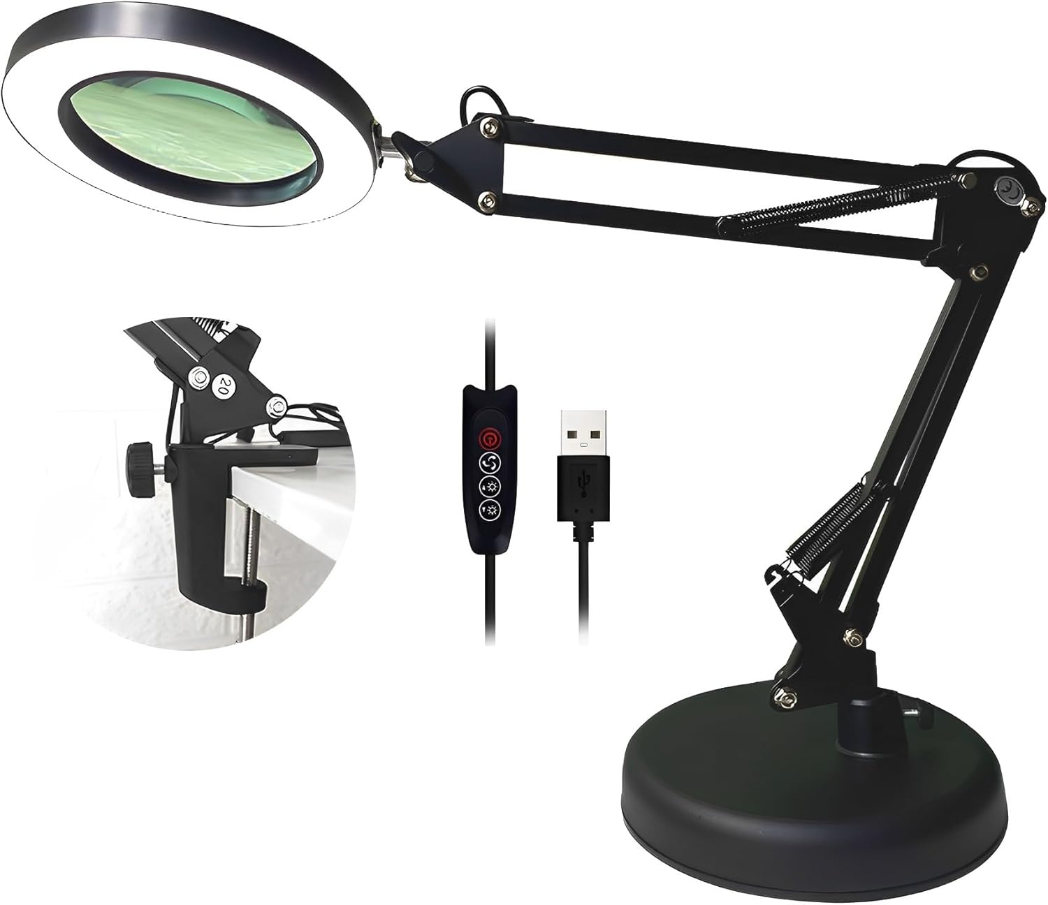 Amazon.com: Paradmas Magnifying Glasses with Light for Close Work, 10X ...