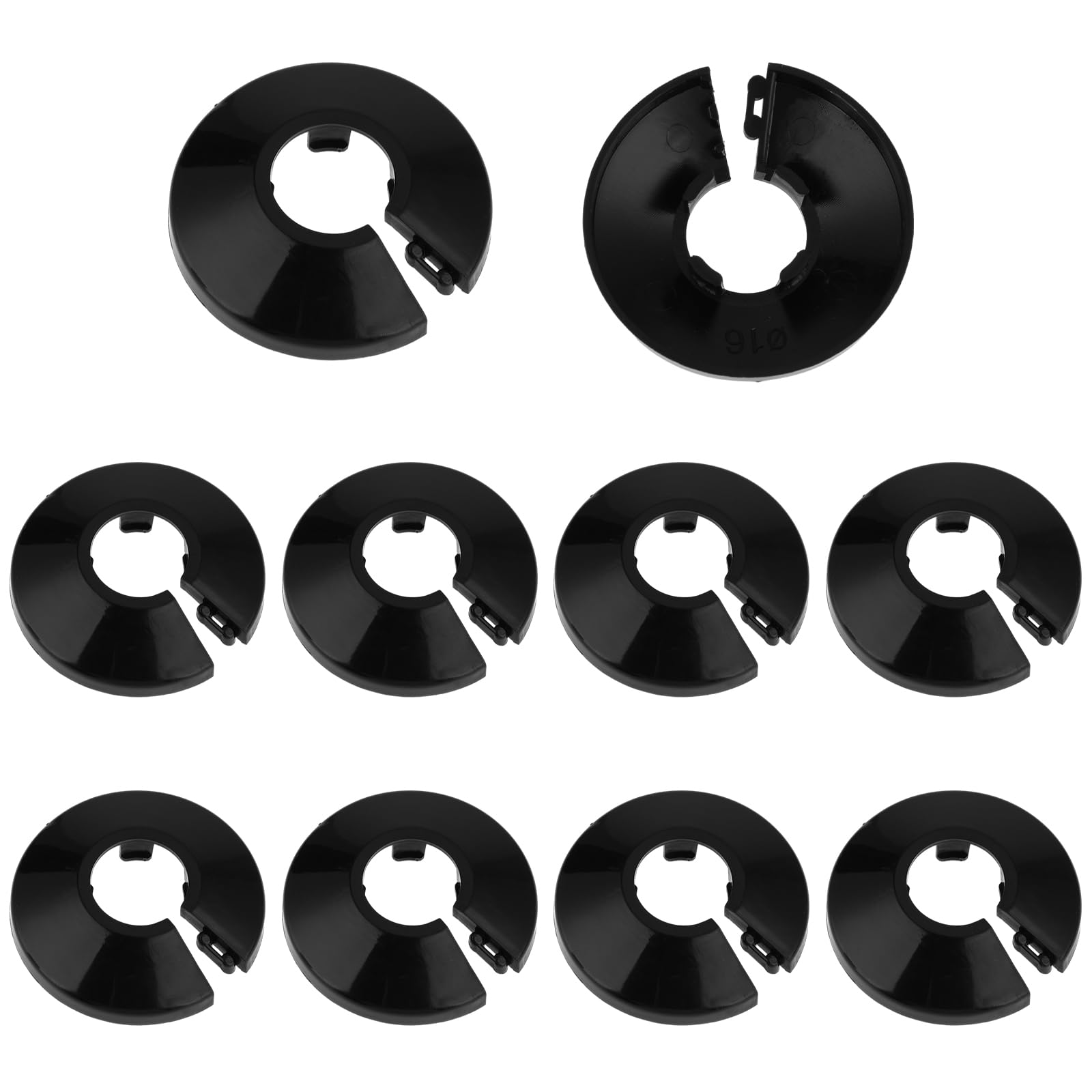 10 Pcs Radiator Pipe Covers Plastic Radiator Pipe Collars White ...