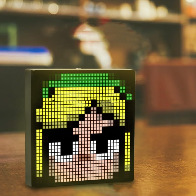 iTAP LED Pixel Art Display 32×32-Smart Alarm Clock RGB Pixel Matrix ...